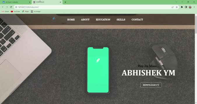 ABHISHEK YM on LinkedIn: #html #css #bootstrap #portfolioshowcase # ... ABHISHEK YM on LinkedIn: #html #css #bootstrap #portfolioshowcase # ...