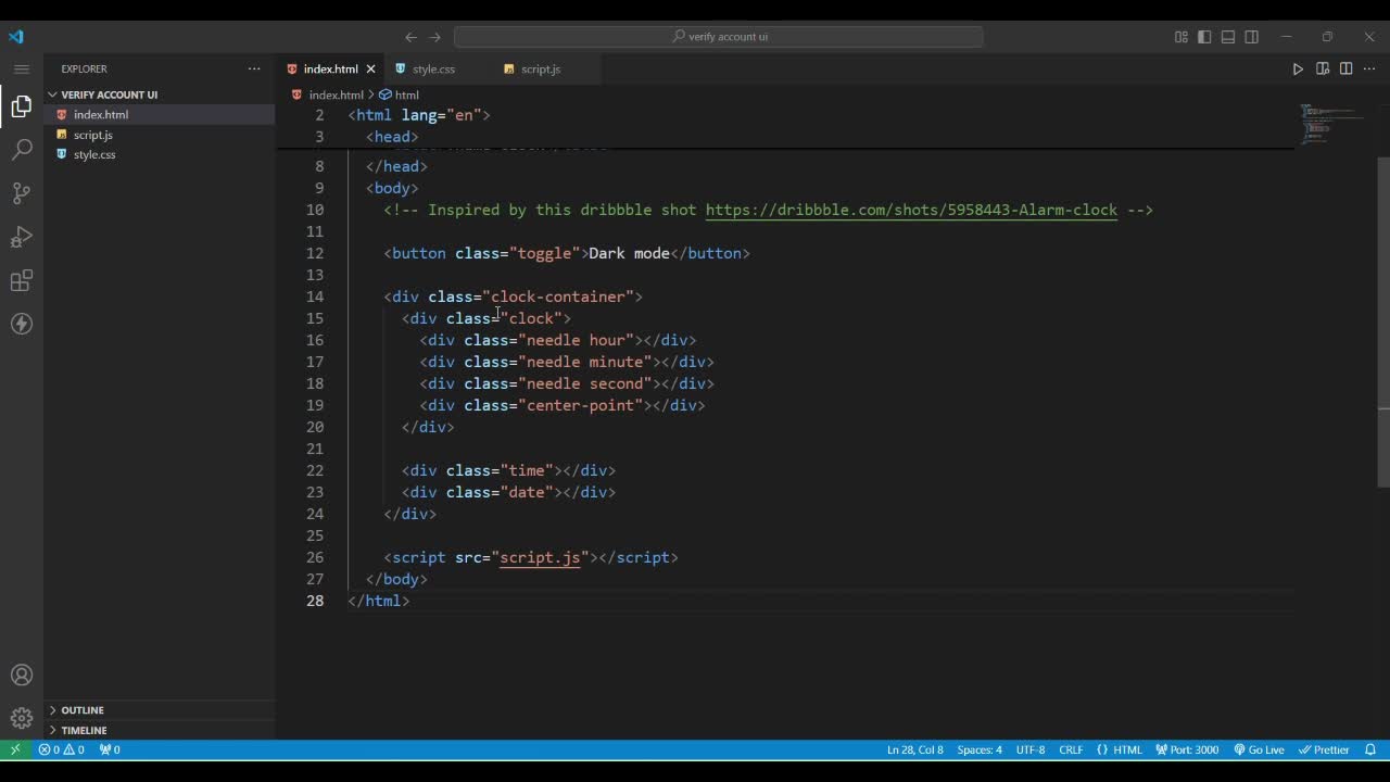 Md Tauseef Raja on LinkedIn: theme clock usimh html css and js Md Tauseef Raja on LinkedIn: theme clock usimh html css and js