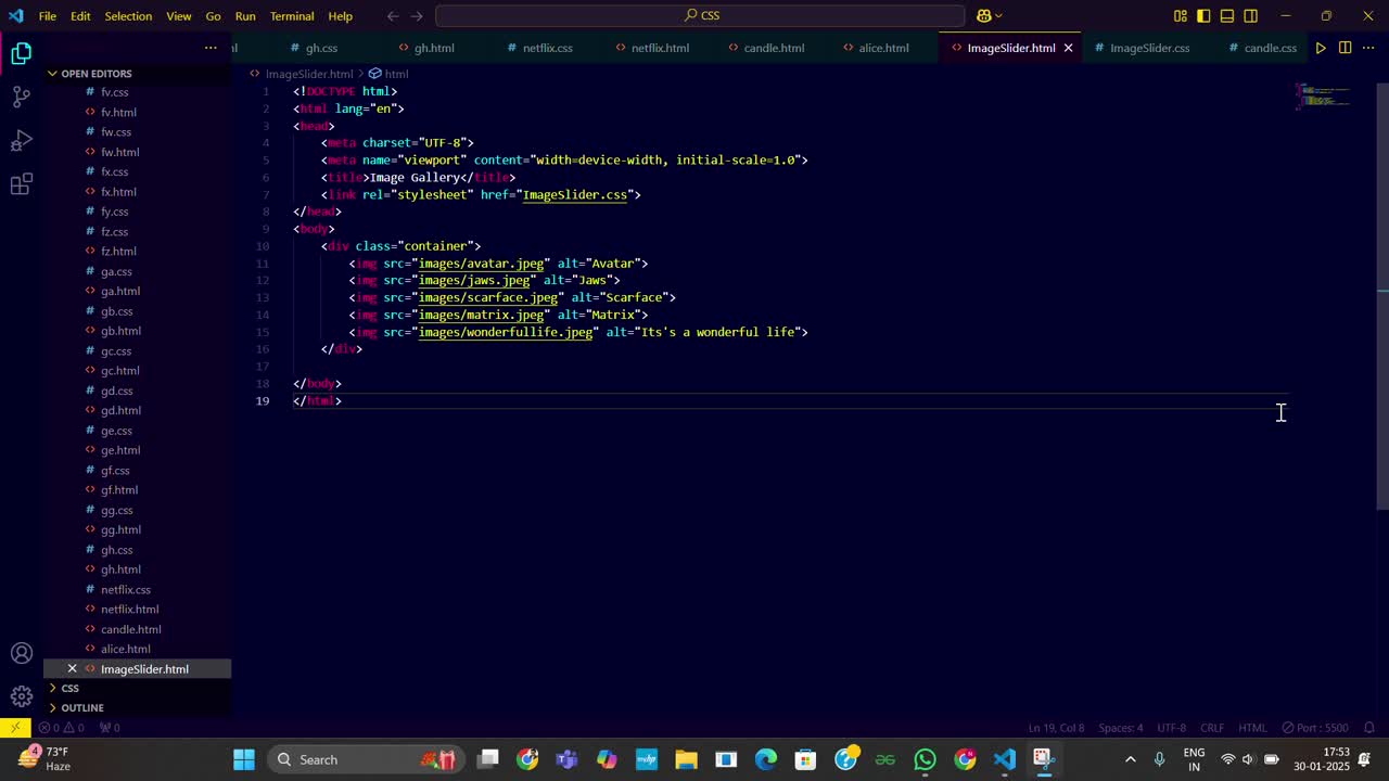 🚀 Creating an Image Slider with HTML & CSS 🎨 | Yatharth Pathak 🚀 Creating an Image Slider with HTML & CSS 🎨 | Yatharth Pathak