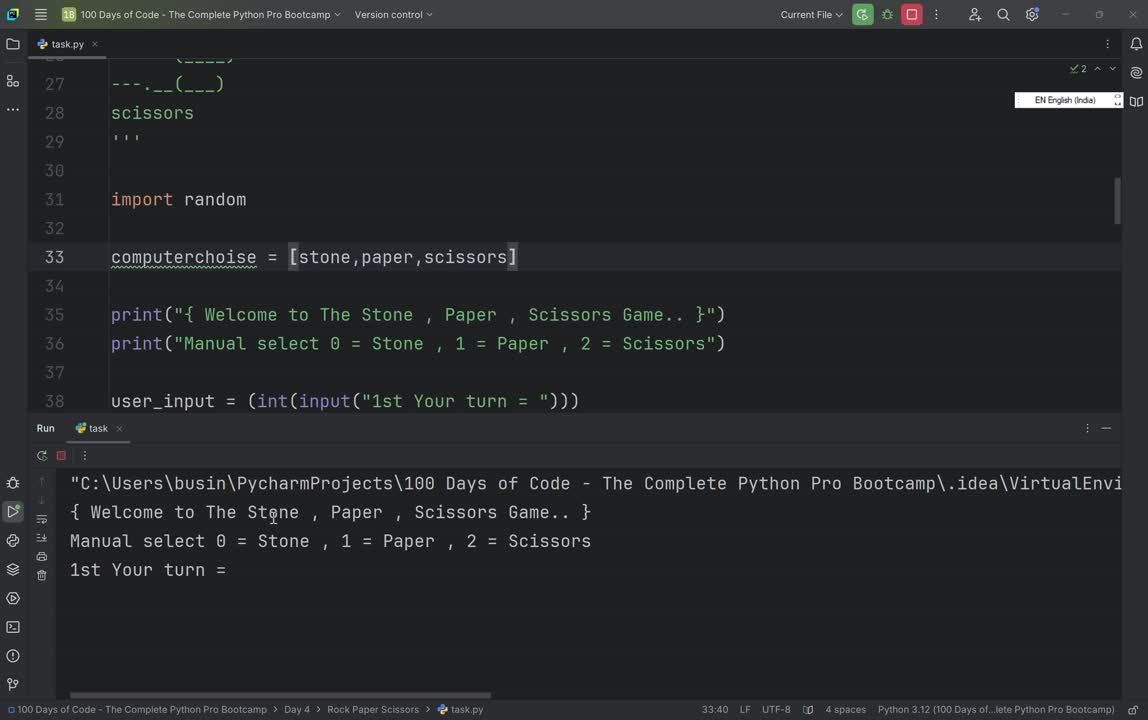 Mohit jain on LinkedIn: #python #100daysofcode #programming # ... Mohit jain on LinkedIn: #python #100daysofcode #programming # ...