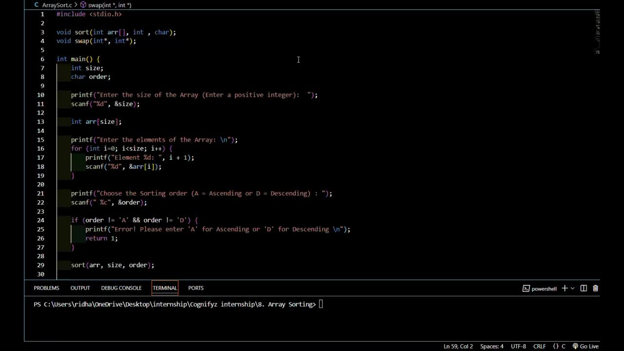 #internship #programming #cprogramming #sortingalgorithms # ... #internship #programming #cprogramming #sortingalgorithms # ...