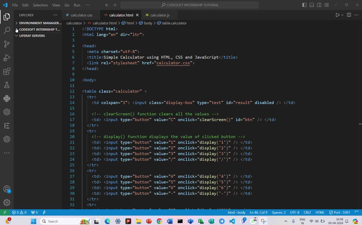#codsoft #javascript #html #css #webdevelopment #coding | Sribas Maji #codsoft #javascript #html #css #webdevelopment #coding | Sribas Maji