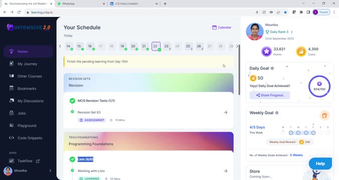 Polamarasetti Mounika on LinkedIn: #coding #ccbp #ccbpian # ... Polamarasetti Mounika on LinkedIn: #coding #ccbp #ccbpian # ...