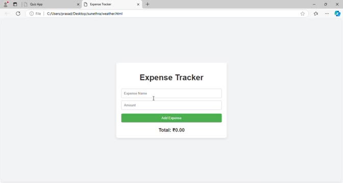 Sunethra R on LinkedIn: #webdevelopment #javascript #expensetracker # ... Sunethra R on LinkedIn: #webdevelopment #javascript #expensetracker # ...