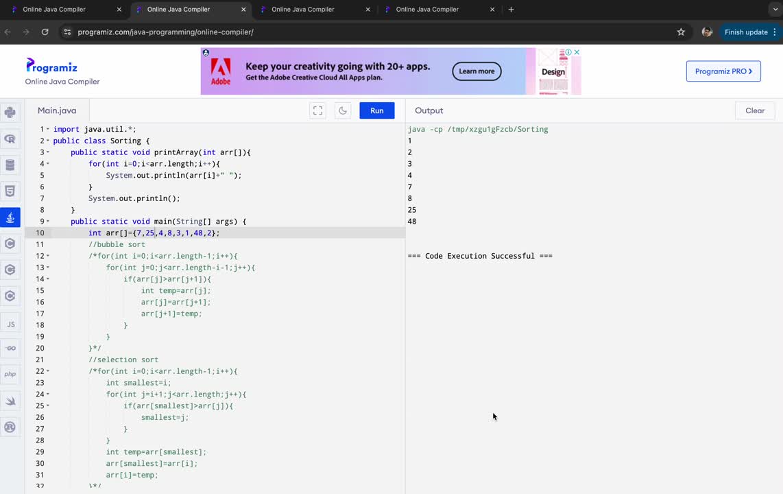 Mastering Sorting Algorithms in Java | Prakash Choudhary posted on the ... Mastering Sorting Algorithms in Java | Prakash Choudhary posted on the ...
