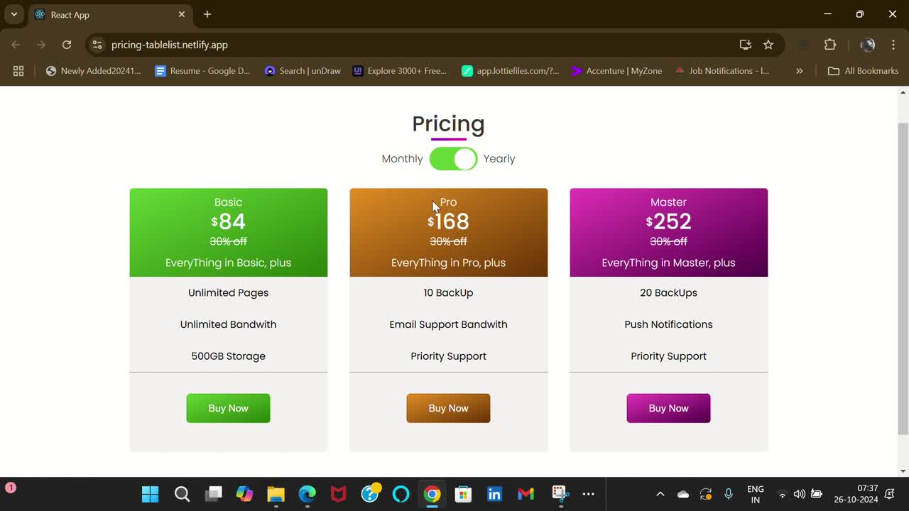 Gnanasekar S on LinkedIn: #reactjs #pricingtable #uiux #webdesign # ... Gnanasekar S on LinkedIn: #reactjs #pricingtable #uiux #webdesign # ...