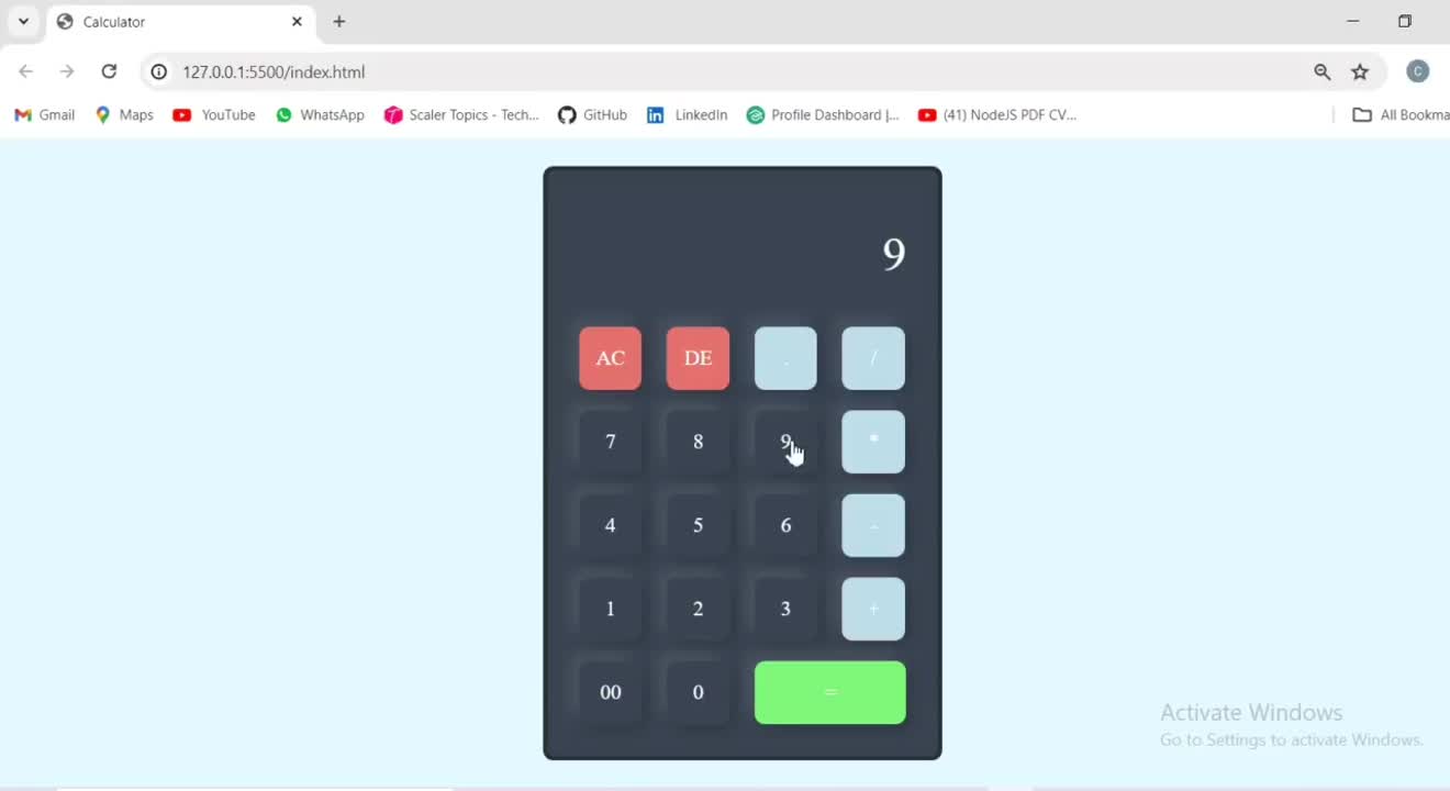 Completed task 3 of CodSoft calculator | Chaitali Lamkhade posted on ... Completed task 3 of CodSoft calculator | Chaitali Lamkhade posted on ...