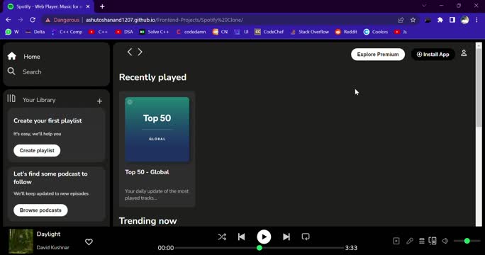 Ashutosh kumar on LinkedIn: #spotify #apnacollege #html #css Ashutosh kumar on LinkedIn: #spotify #apnacollege #html #css