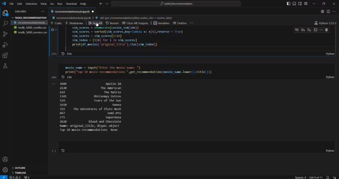 Completed a Movie Recommendation System using Python | Lakshay Madan ... Completed a Movie Recommendation System using Python | Lakshay Madan ...