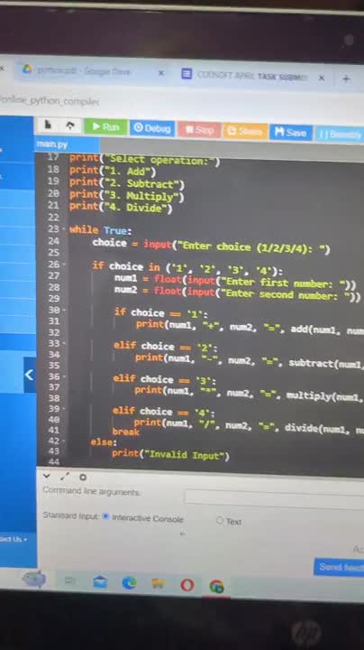 Task 2 Completed!Code for Simple calculator usingโฆ | Hema Malini Task 2 Completed!Code for Simple calculator usingโฆ | Hema Malini
