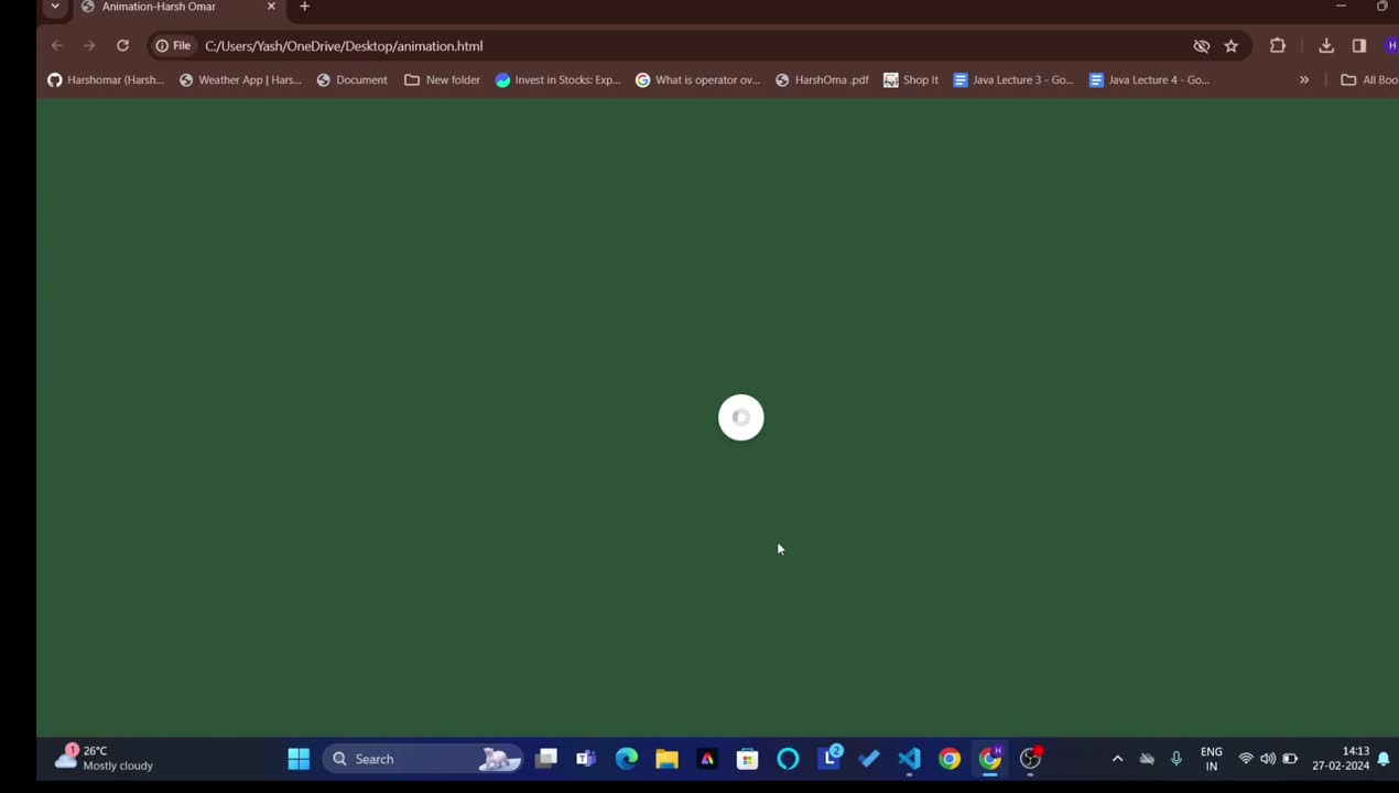 Harsh Omar on LinkedIn: #webdevelopment #html #css #animations # ... Harsh Omar on LinkedIn: #webdevelopment #html #css #animations # ...