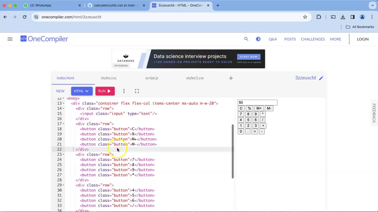 Finished InternPe project with HTML and JavaScript | Gaurav Gade posted ... Finished InternPe project with HTML and JavaScript | Gaurav Gade posted ...