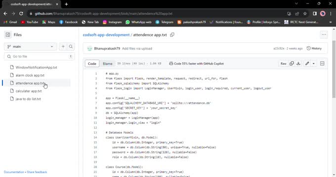 Bhanuprakash Bhavanasi on LinkedIn: #task #attendence_app #android #codsoft Bhanuprakash Bhavanasi on LinkedIn: #task #attendence_app #android #codsoft
