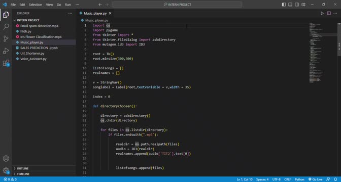 Atharv parashar on LinkedIn: #github #internship #python #codeclause #music Atharv parashar on LinkedIn: #github #internship #python #codeclause #music
