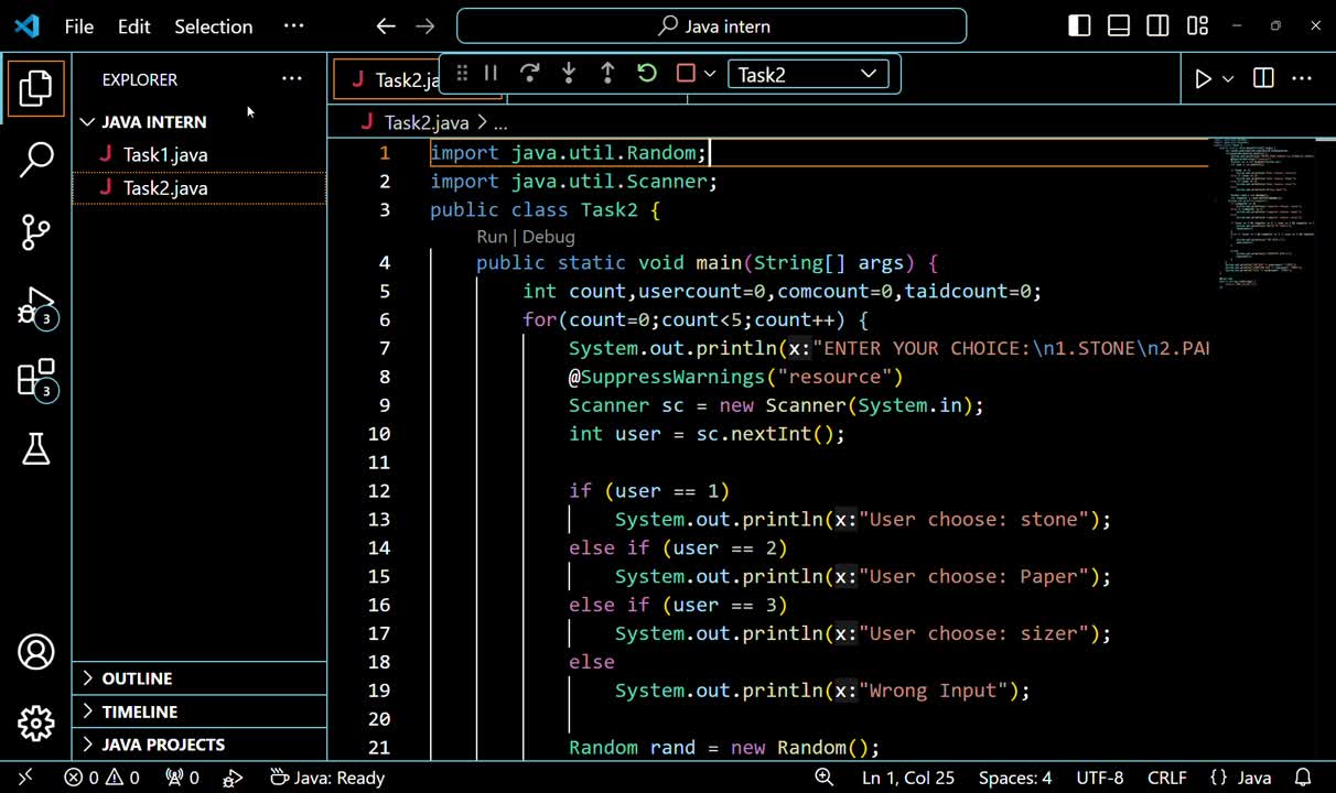Amrutha E on LinkedIn: #java #programming #internpe #coding #learning # ... Amrutha E on LinkedIn: #java #programming #internpe #coding #learning # ...