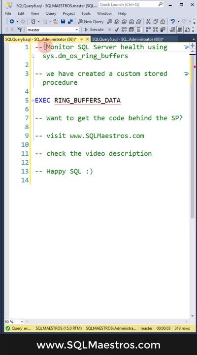 SQLMaestros on LinkedIn: #sqlserver #sql #tsql #azuresql SQLMaestros on LinkedIn: #sqlserver #sql #tsql #azuresql