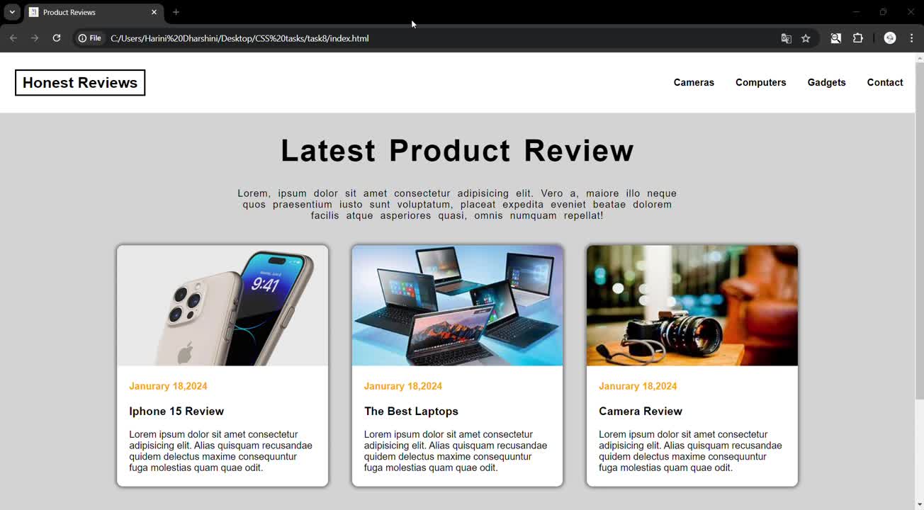 Harini K on LinkedIn: #webdevelopment #html #css #productreview # ... Harini K on LinkedIn: #webdevelopment #html #css #productreview # ...