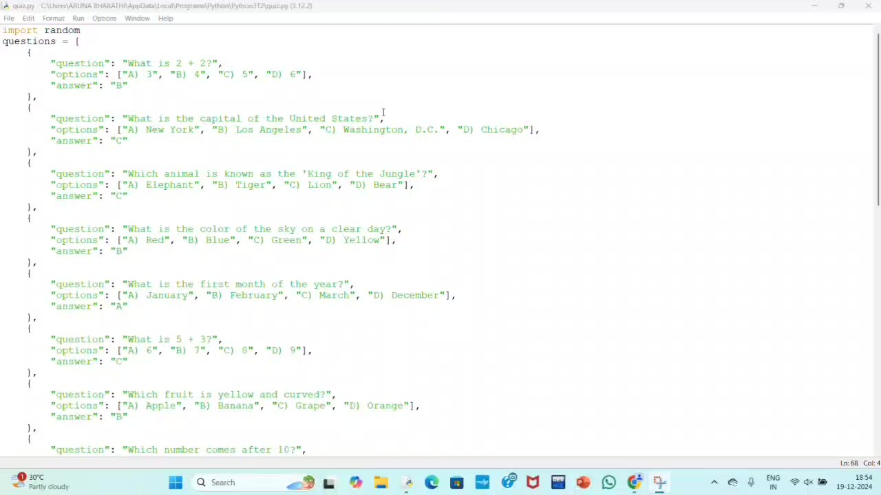 #python #programming #quizapp #learningthroughcoding #codingprojects ... #python #programming #quizapp #learningthroughcoding #codingprojects ...