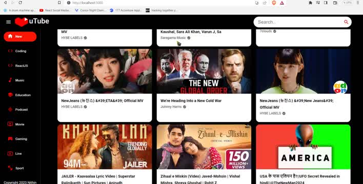 #reactjs #materialui #rapidapi #youtubeclone #webdevelopment #youtube ... #reactjs #materialui #rapidapi #youtubeclone #webdevelopment #youtube ...
