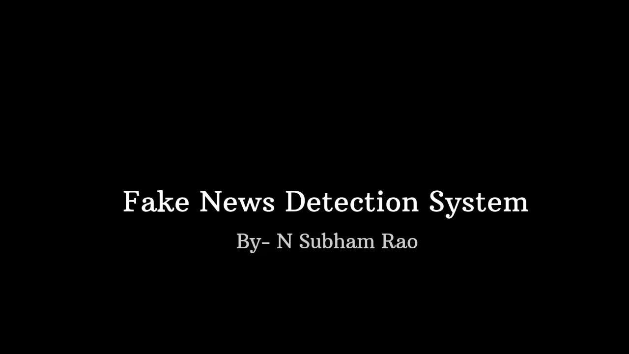 N SUBHAM RAO on LinkedIn: #connections #fakenewsdetection # ... N SUBHAM RAO on LinkedIn: #connections #fakenewsdetection # ...