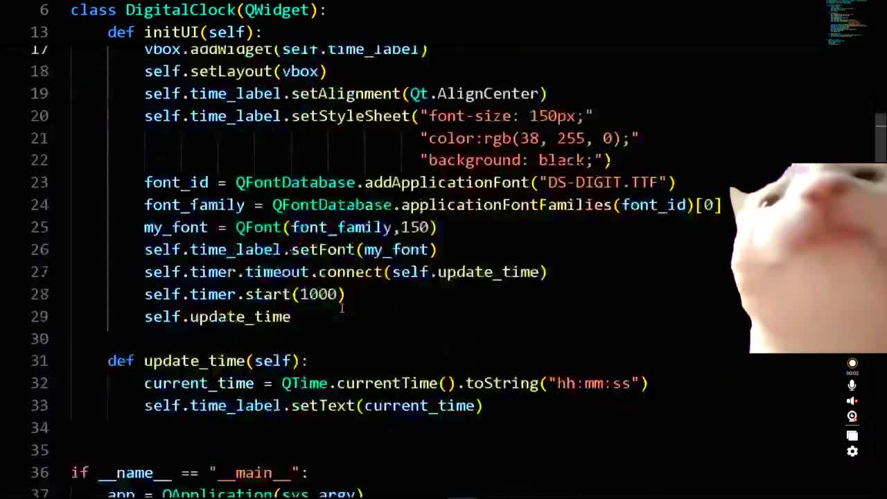 Shiv Narain on LinkedIn: #digitalclock #pyqt5 #programming #iot # ... Shiv Narain on LinkedIn: #digitalclock #pyqt5 #programming #iot # ...