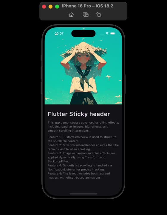 Flutter Sticky header Video tutorial: https://lnkd.in/g6x6Pswg | Su Codee Flutter Sticky header Video tutorial: https://lnkd.in/g6x6Pswg | Su Codee