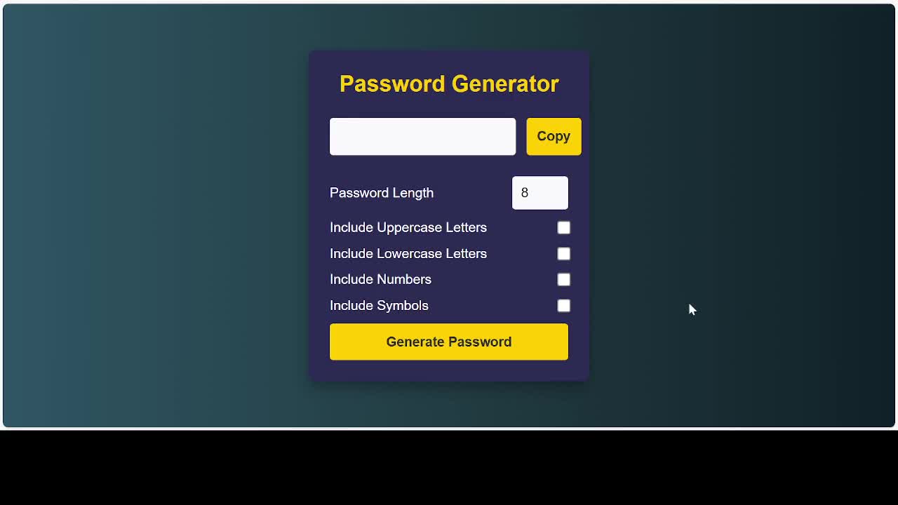 Rida Zahra on LinkedIn: #passwordgenerator #reactjs #webdevelopment # ... Rida Zahra on LinkedIn: #passwordgenerator #reactjs #webdevelopment # ...