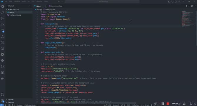 Ritik Sharma on LinkedIn: #python #internship #digitalclock #internpe Ritik Sharma on LinkedIn: #python #internship #digitalclock #internpe