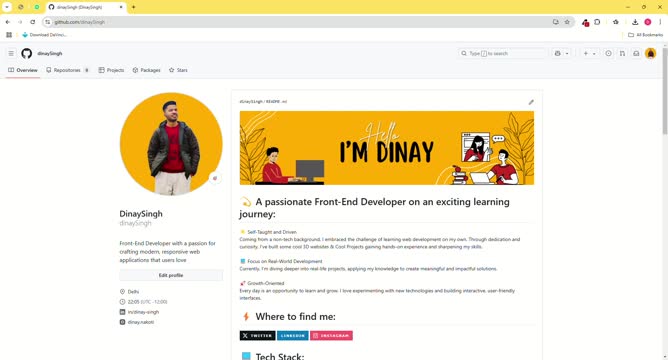 Dinay Singh on LinkedIn: #github #frontenddeveloper #webdevelopment # ... Dinay Singh on LinkedIn: #github #frontenddeveloper #webdevelopment # ...