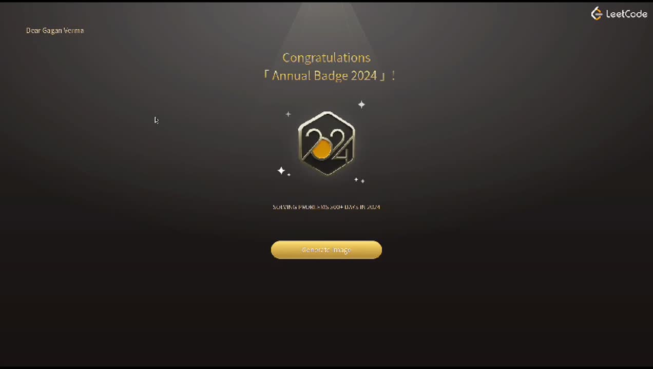Gagan Verma on LinkedIn: #leetcode #annualbadge2024 #codingconsistency ... Gagan Verma on LinkedIn: #leetcode #annualbadge2024 #codingconsistency ...