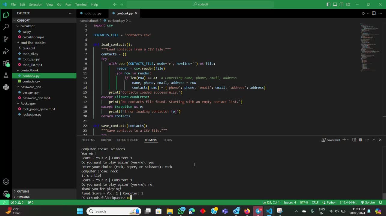 Siva Abhi Shek Veera on LinkedIn: #python #programming #projects # ... Siva Abhi Shek Veera on LinkedIn: #python #programming #projects # ...