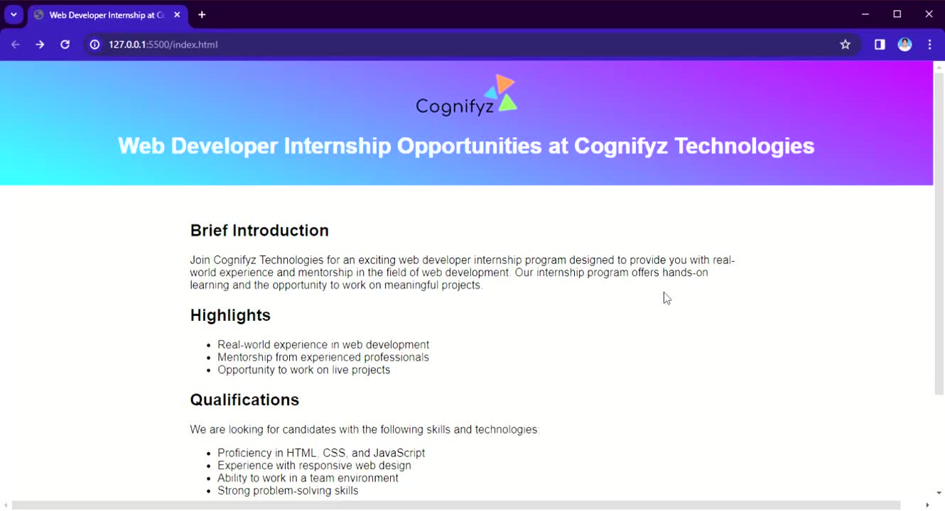 Sneha harigharun on LinkedIn: #webdevelopment #internship # ... Sneha harigharun on LinkedIn: #webdevelopment #internship # ...