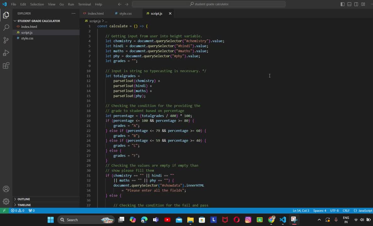 Presenting my new project on student grade calculator | Jefrin Thomas ... Presenting my new project on student grade calculator | Jefrin Thomas ...