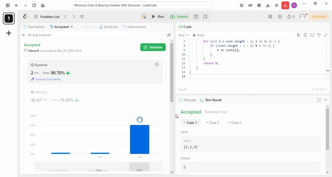 Harini K on LinkedIn: #day92 #100daysofcode #leetcode #day92 Harini K on LinkedIn: #day92 #100daysofcode #leetcode #day92