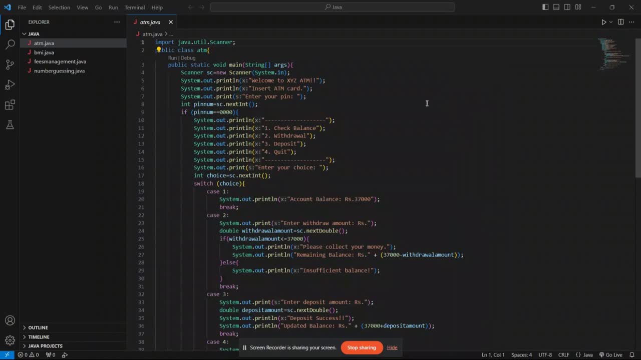 Completed Phase 2 of Java internship with CodersCave | Sakthi Sairam ... Completed Phase 2 of Java internship with CodersCave | Sakthi Sairam ...