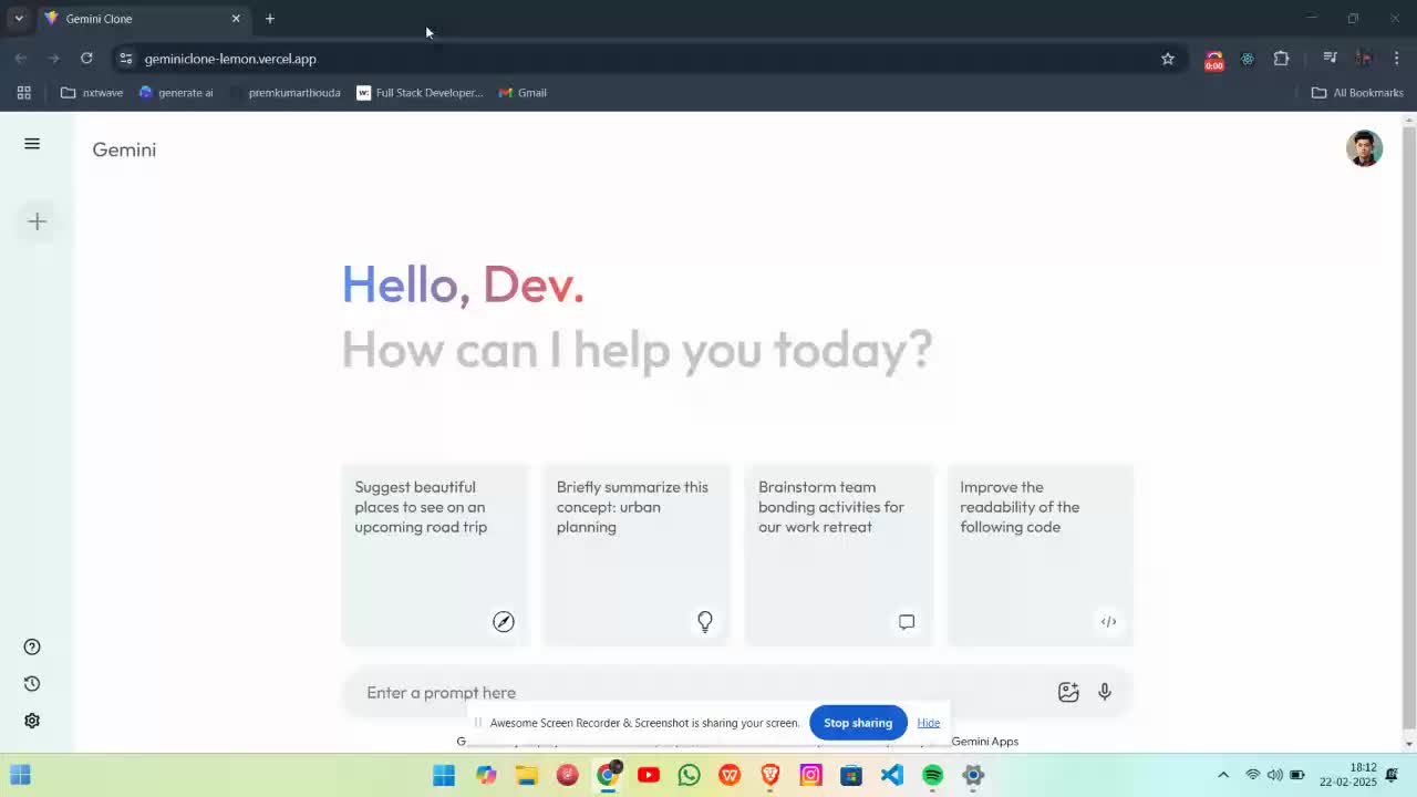 #webdevelopment #ai #react #tech #innovation #geminiclone #greatstack ... #webdevelopment #ai #react #tech #innovation #geminiclone #greatstack ...