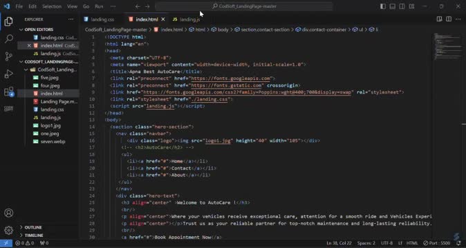 Khushi Chourasia on LinkedIn: #codsoft #html #css Khushi Chourasia on LinkedIn: #codsoft #html #css