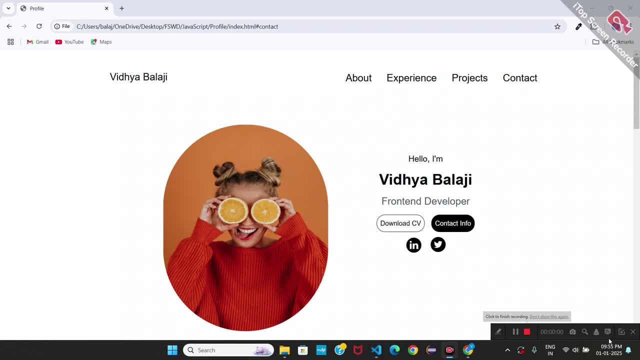 Vidhya Balaji on LinkedIn: Week 5 Task - 1 Responsive Profile page ... Vidhya Balaji on LinkedIn: Week 5 Task - 1 Responsive Profile page ...