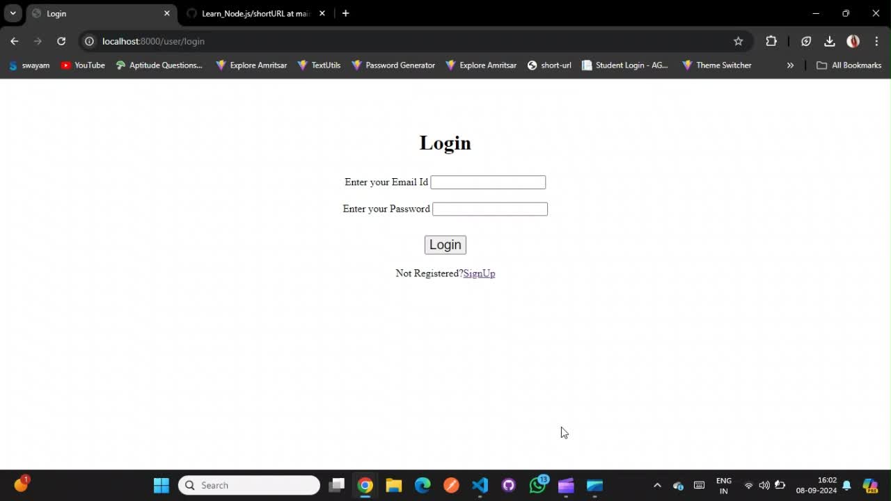 Sweety Sharma on LinkedIn: #nodejs #mongodb #urlshortener Sweety Sharma on LinkedIn: #nodejs #mongodb #urlshortener