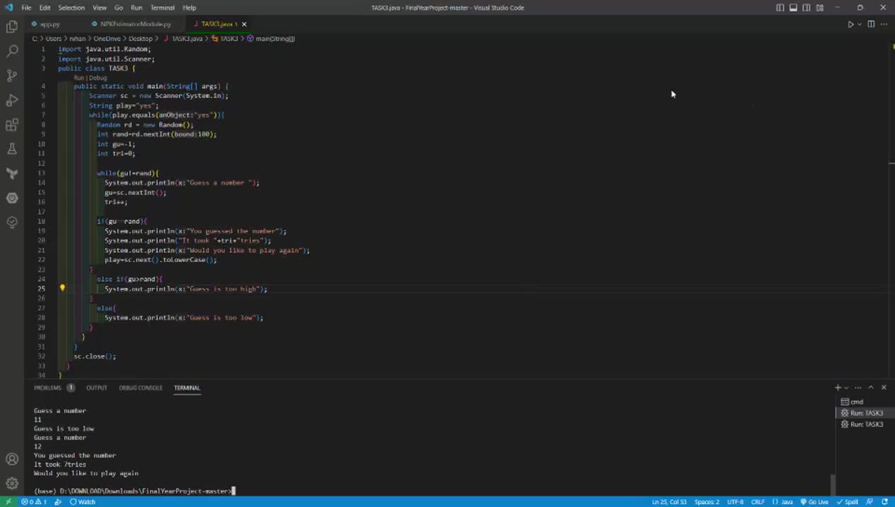 meda jaswanth on LinkedIn: #internpe #javaprogramming meda jaswanth on LinkedIn: #internpe #javaprogramming