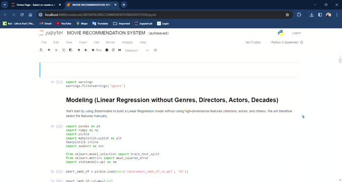 Launching a new movie recommendation system for CodSoft | Aditya Bachal ... Launching a new movie recommendation system for CodSoft | Aditya Bachal ...