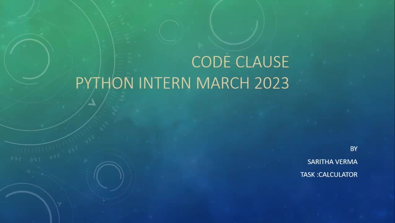 Saritha Verma on LinkedIn: #everyone #codeclause #pythonprogramming # ... Saritha Verma on LinkedIn: #everyone #codeclause #pythonprogramming # ...