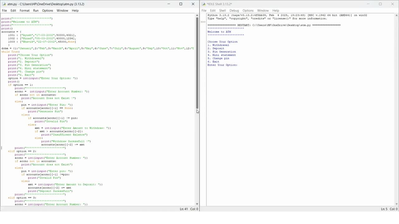 #python #programming #coding #atmsystem #softwaredevelopment… | Harish ... #python #programming #coding #atmsystem #softwaredevelopment… | Harish ...