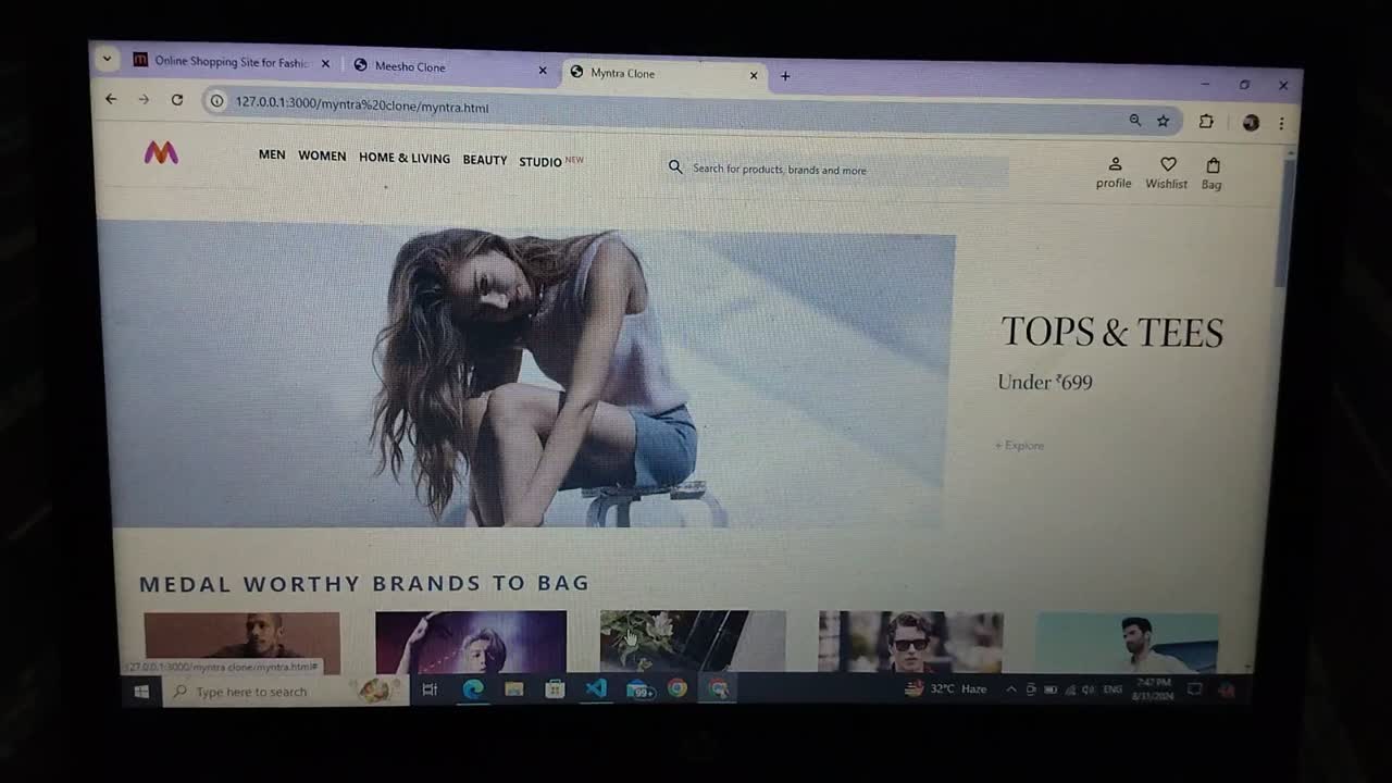 Ayush Verma on LinkedIn: Myntra Clone using HTML and CSS Ayush Verma on LinkedIn: Myntra Clone using HTML and CSS