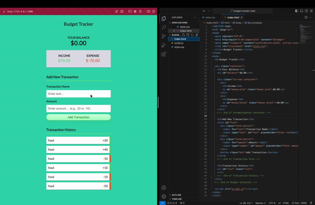 How to create a budget manager for expense tracking | Revanth ... How to create a budget manager for expense tracking | Revanth ...