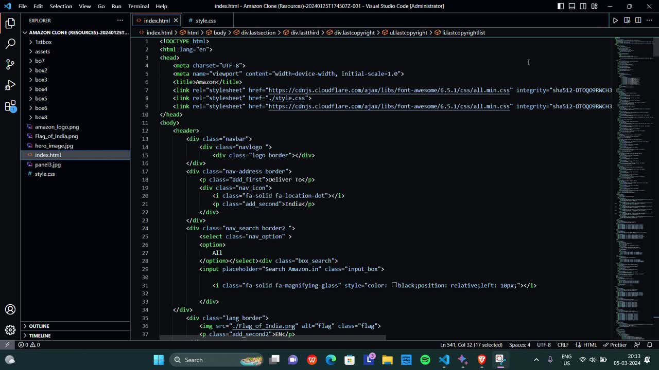 Prateek Aditya on LinkedIn: #webdevelopment #htmlcss #amazonclone Prateek Aditya on LinkedIn: #webdevelopment #htmlcss #amazonclone
