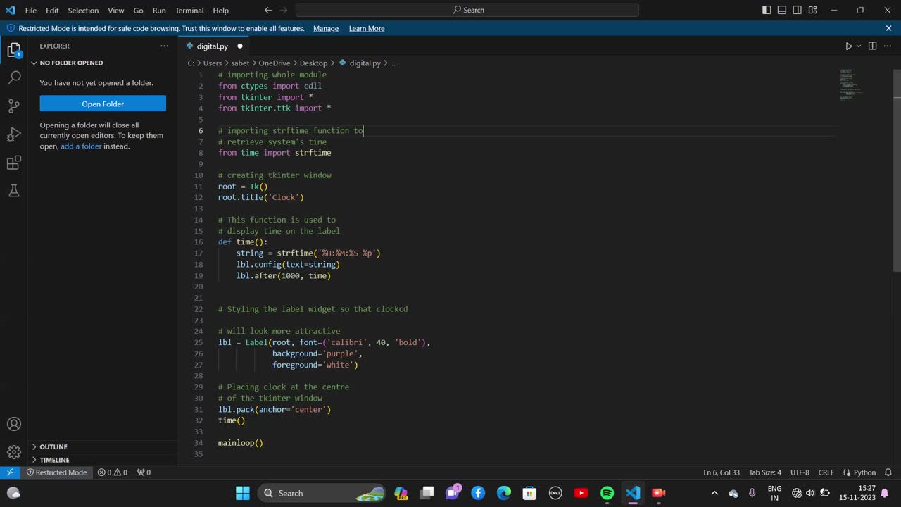 IT Sabetha. R on LinkedIn: #internpe #python #pythonprogramming IT Sabetha. R on LinkedIn: #internpe #python #pythonprogramming