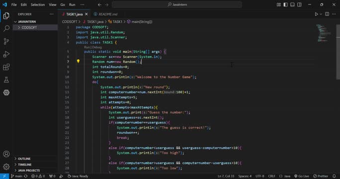 Sathvik Sesha on LinkedIn: #java #programming Sathvik Sesha on LinkedIn: #java #programming