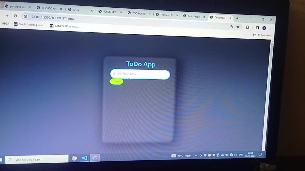 Created a TO DO App with HTML, CSS& JAVASCRIPT | Ravikant Bedi posted ... Created a TO DO App with HTML, CSS& JAVASCRIPT | Ravikant Bedi posted ...