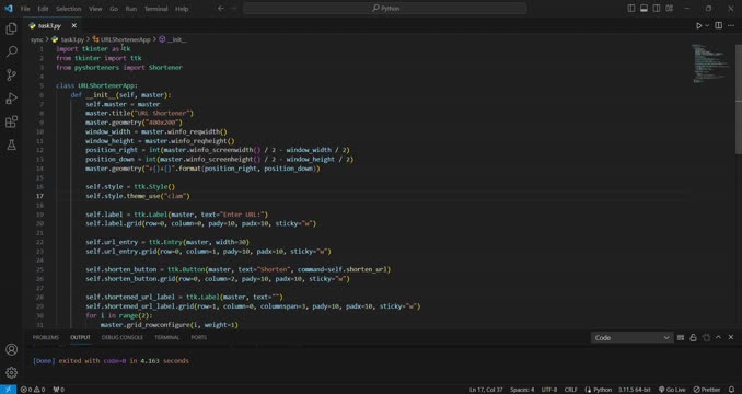 Hari S on LinkedIn: #syncinterns #pythonprogramming #urlshortening Hari S on LinkedIn: #syncinterns #pythonprogramming #urlshortening